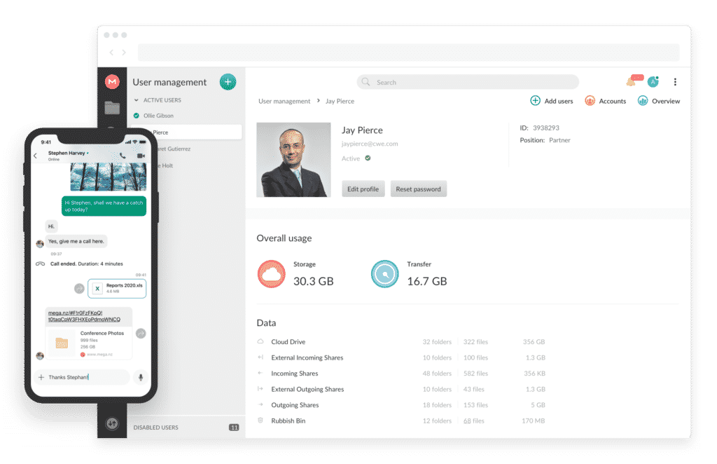 MEGA.nz : un service cloud très sécurisé