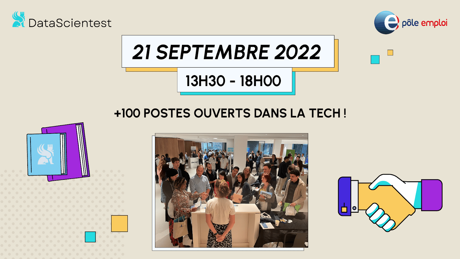 Bac+5 et inscrit(e) à Pôle Emploi ? Décrochez un poste dans la Data ou la Cybersécurité au 1er ...