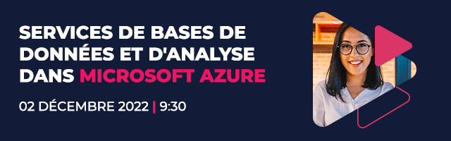 Formation gratuite en ligne sur les services de bases de données et d'analyse dans Microsoft Azure