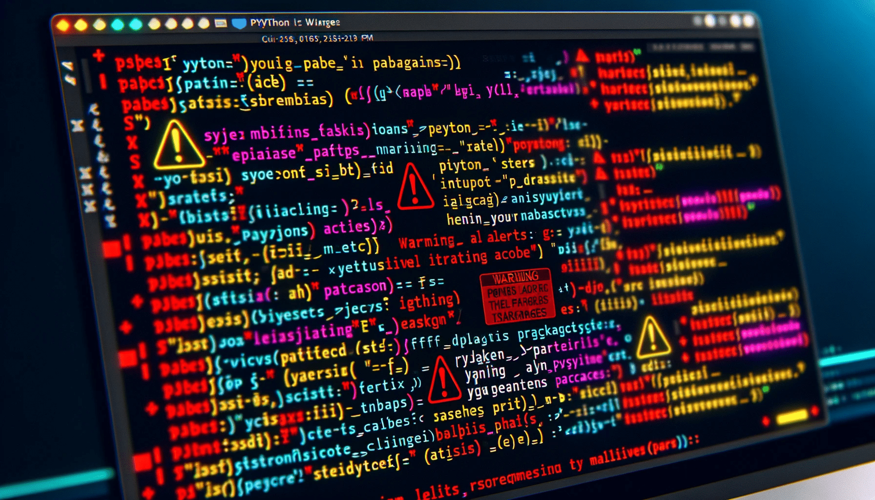 Python : packages malveillants avec informations sensibles