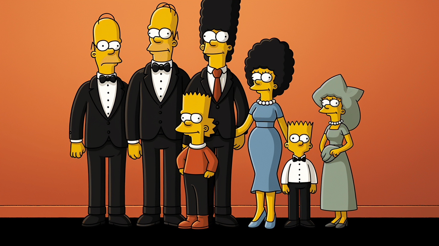 L'IA imagine les Simpsons dans la vraie vie