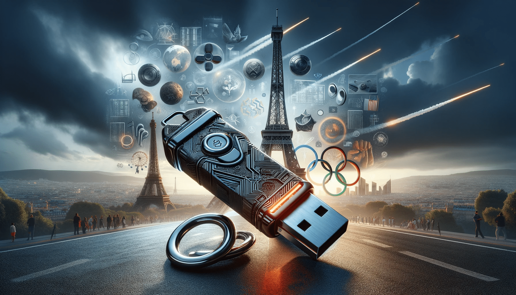 JO 2024 : une clé USB volée contient des données top secrètes