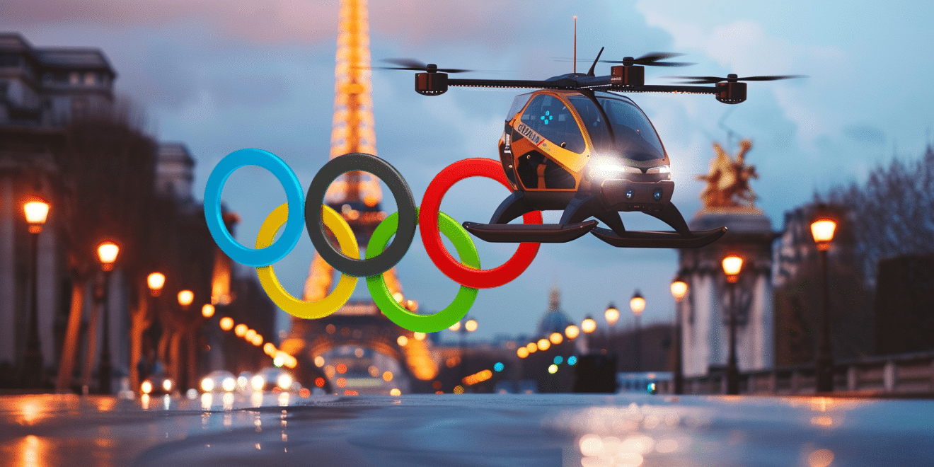 Inauguration des taxis aériens pour les Jeux Olympiques de Paris