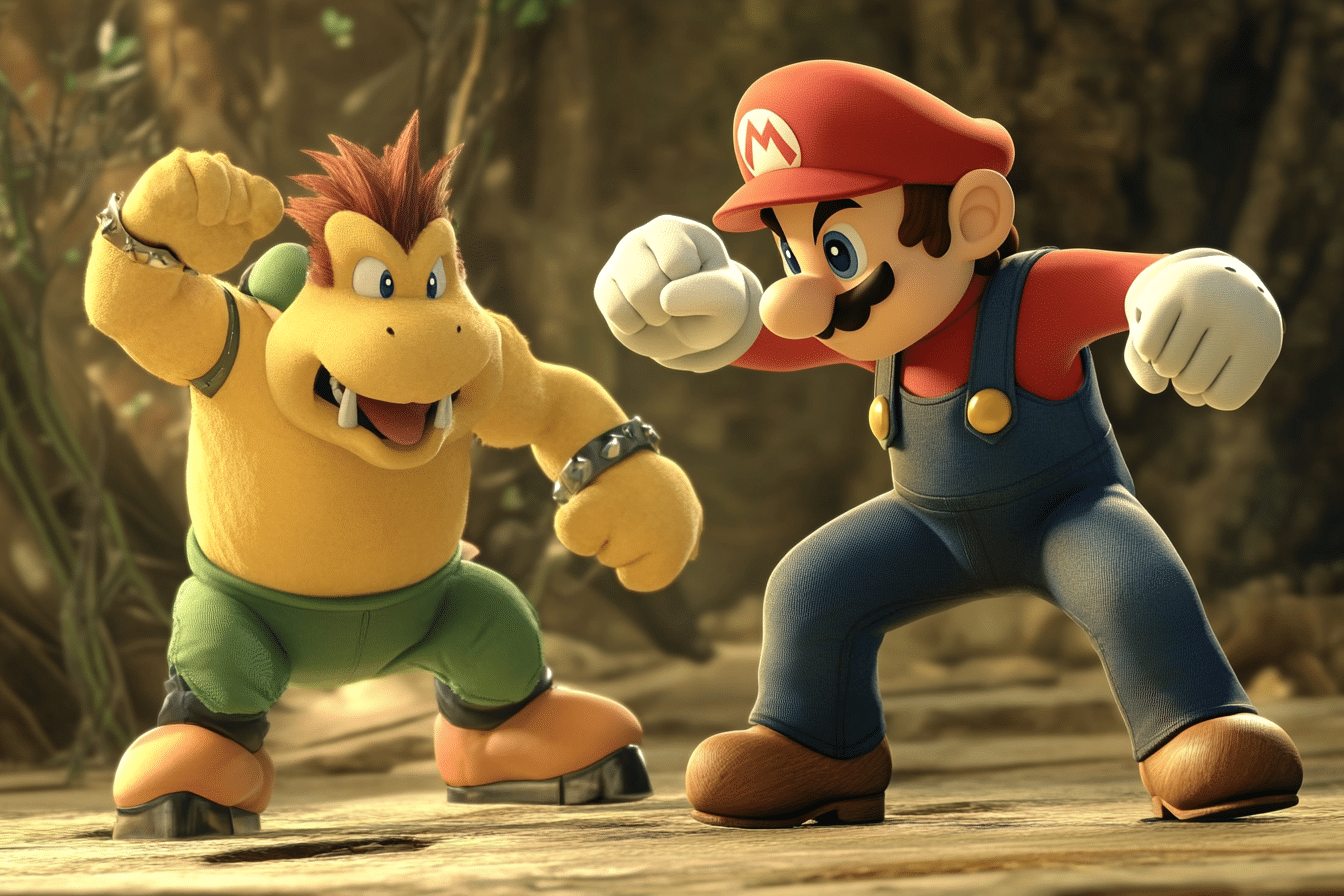 L'IA crée un film Super Smash Bros des années 70