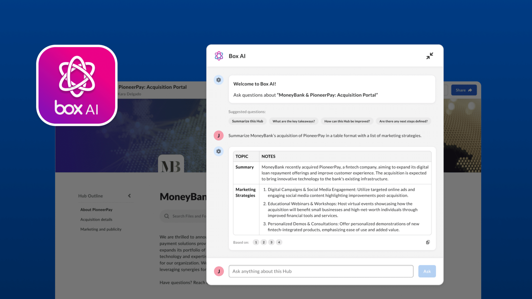 Box AI et Box Hubs : améliorez vos processus