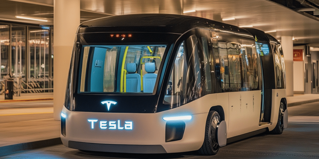 Tesla Robovan : Elon Musk surprend le monde avec un bus 100% autonome