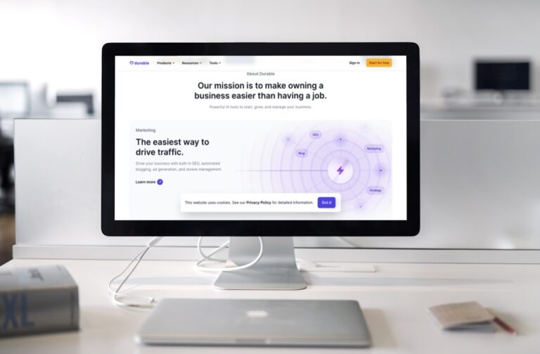 Test de Durable AI : vaut-il mieux qu’un créateur de site classique