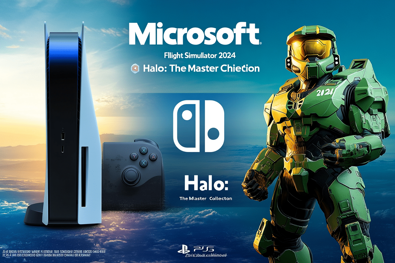 Halo et Microsft Flight Sim sur Nintendo Switch 2 et PS5 ? La rumeur ...