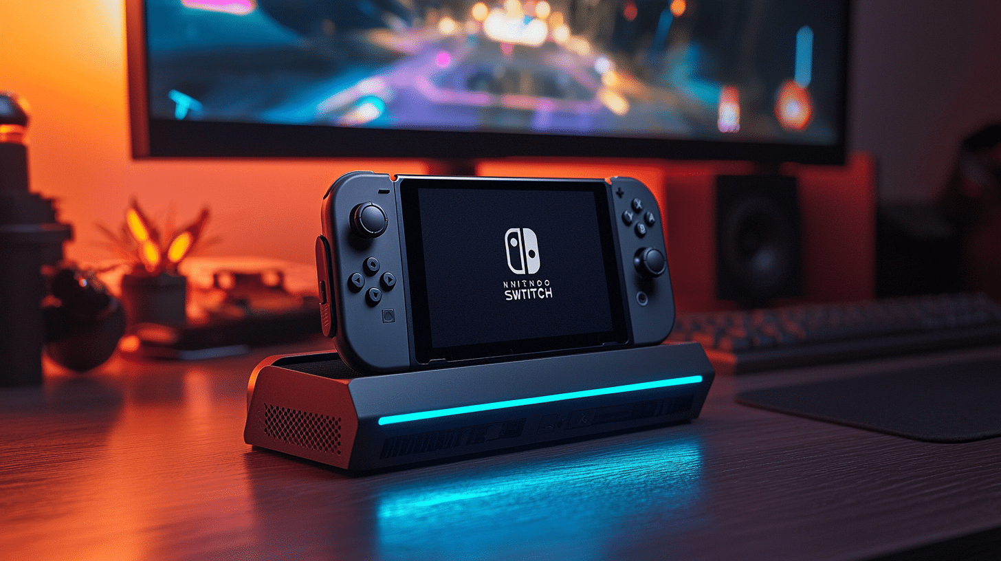Switch 2 : le design du dock révélé par un leak sous tous les angles