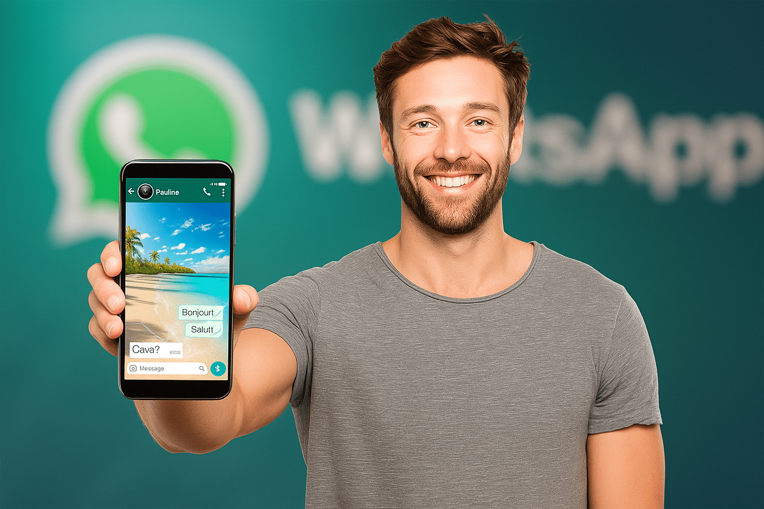 WhatsApp nous laisse maintenant créer un fond d’écran avec l’IA