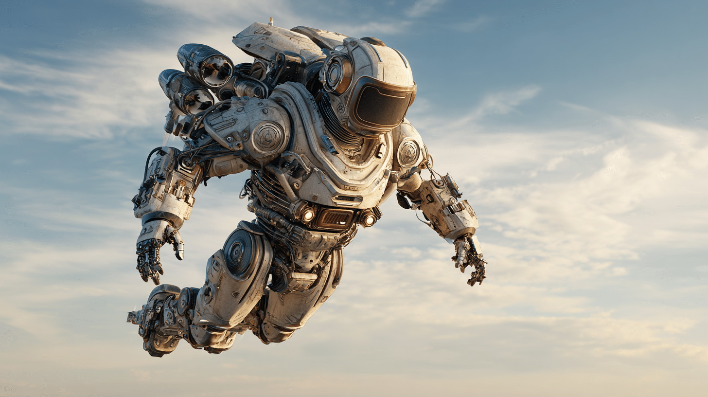Voici le premier robot humanoïde à jet-pack