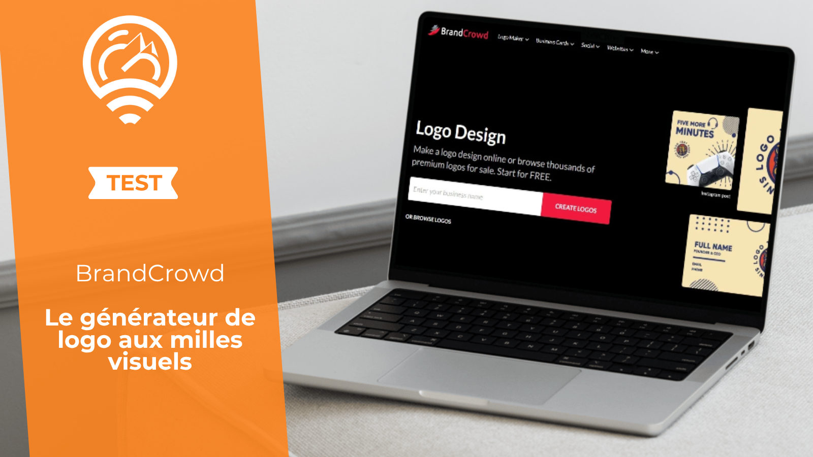 Test de BrandCrowd : le générateur de logo aux nombreux modèles
