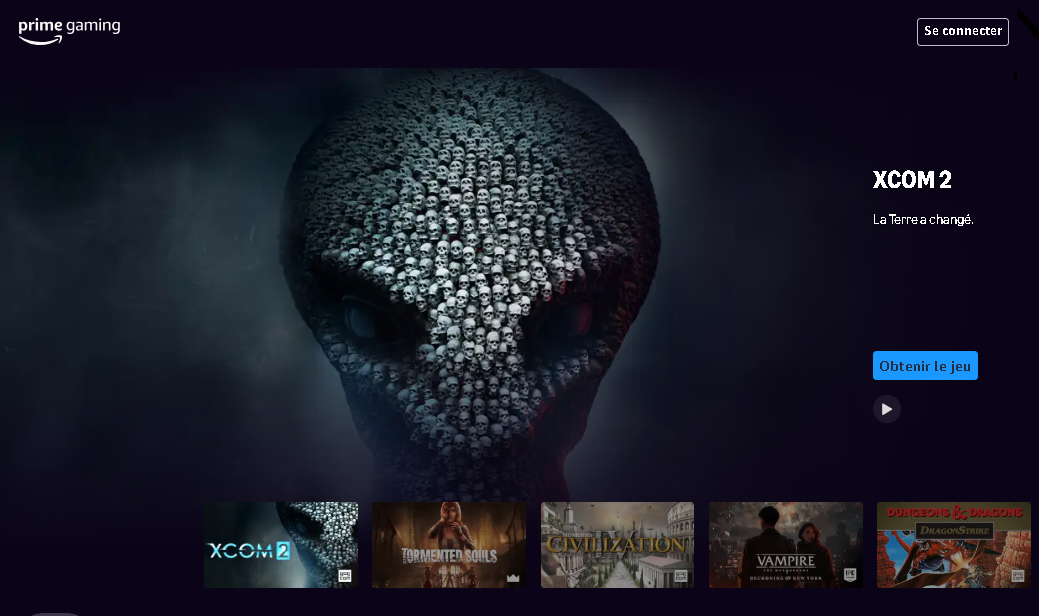 Amazon Prime Gaming, les joueurs connectés à l'honneur