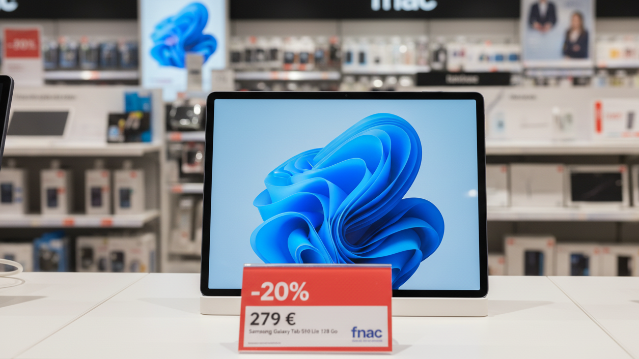 Samsung Galaxy Tab S10 Lite 128 Go à prix réduit : –20 % chez Fnac (279 €)