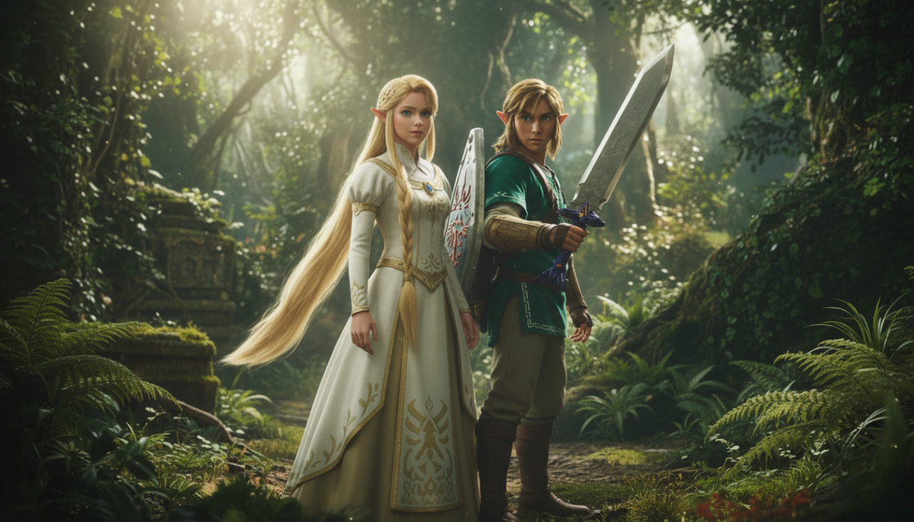 Film Zelda : Nintendo dévoile les premières images de Link, Zelda, Hyrule…