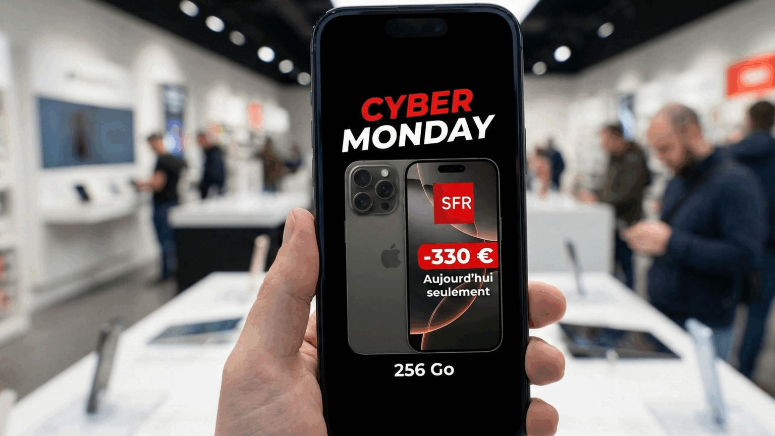 iPhone 17 Pro 256 Go en méga promo Cyber Monday : –330 € chez SFR ...