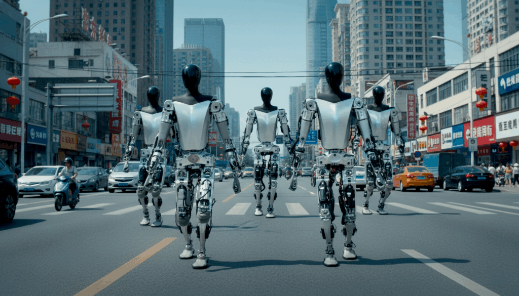 Panique en Chine face à l'invasion robot ! Les Français ne voient pas ...