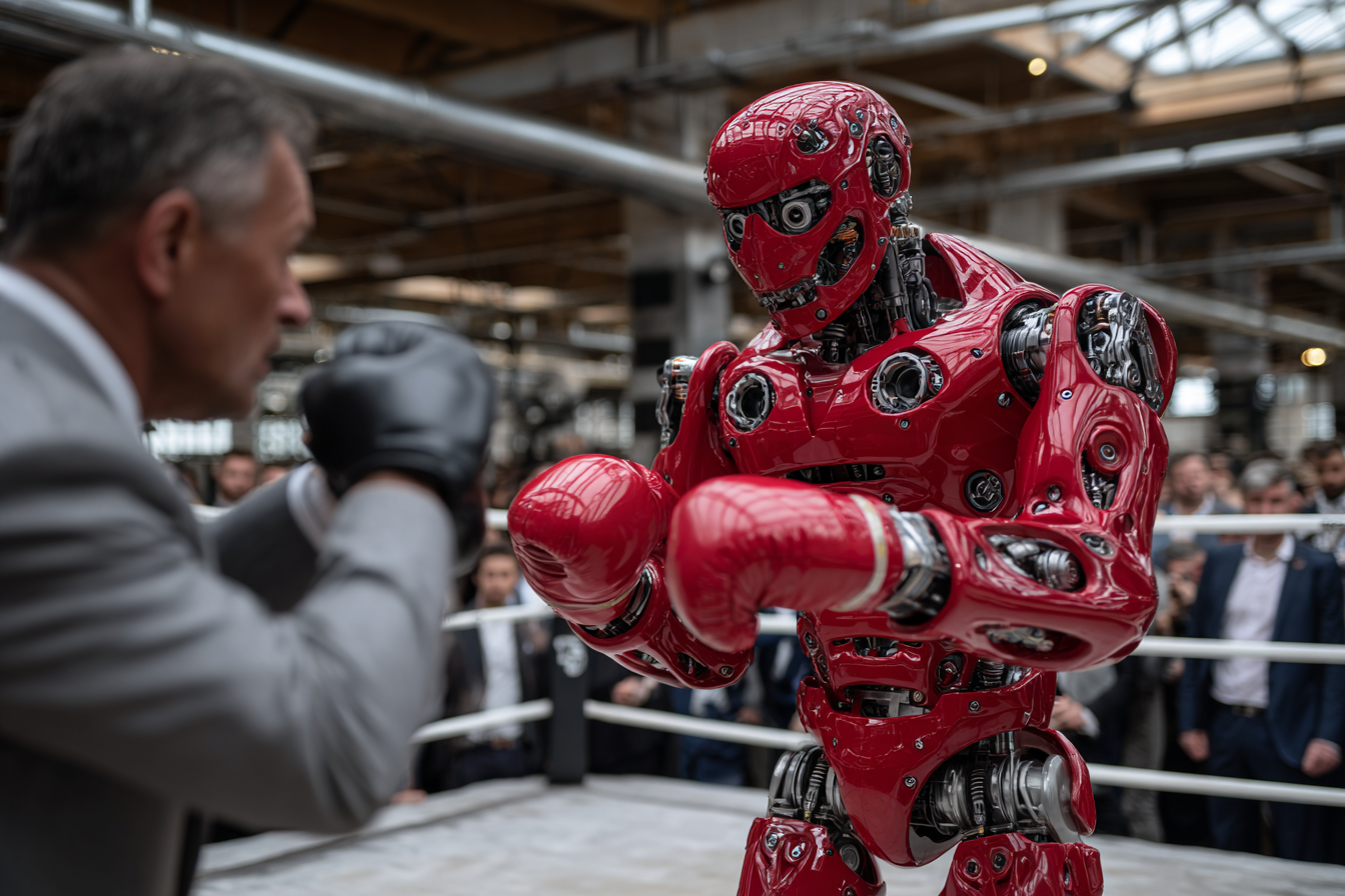 Vidéo : ce patron se fait tabasser par son propre robot