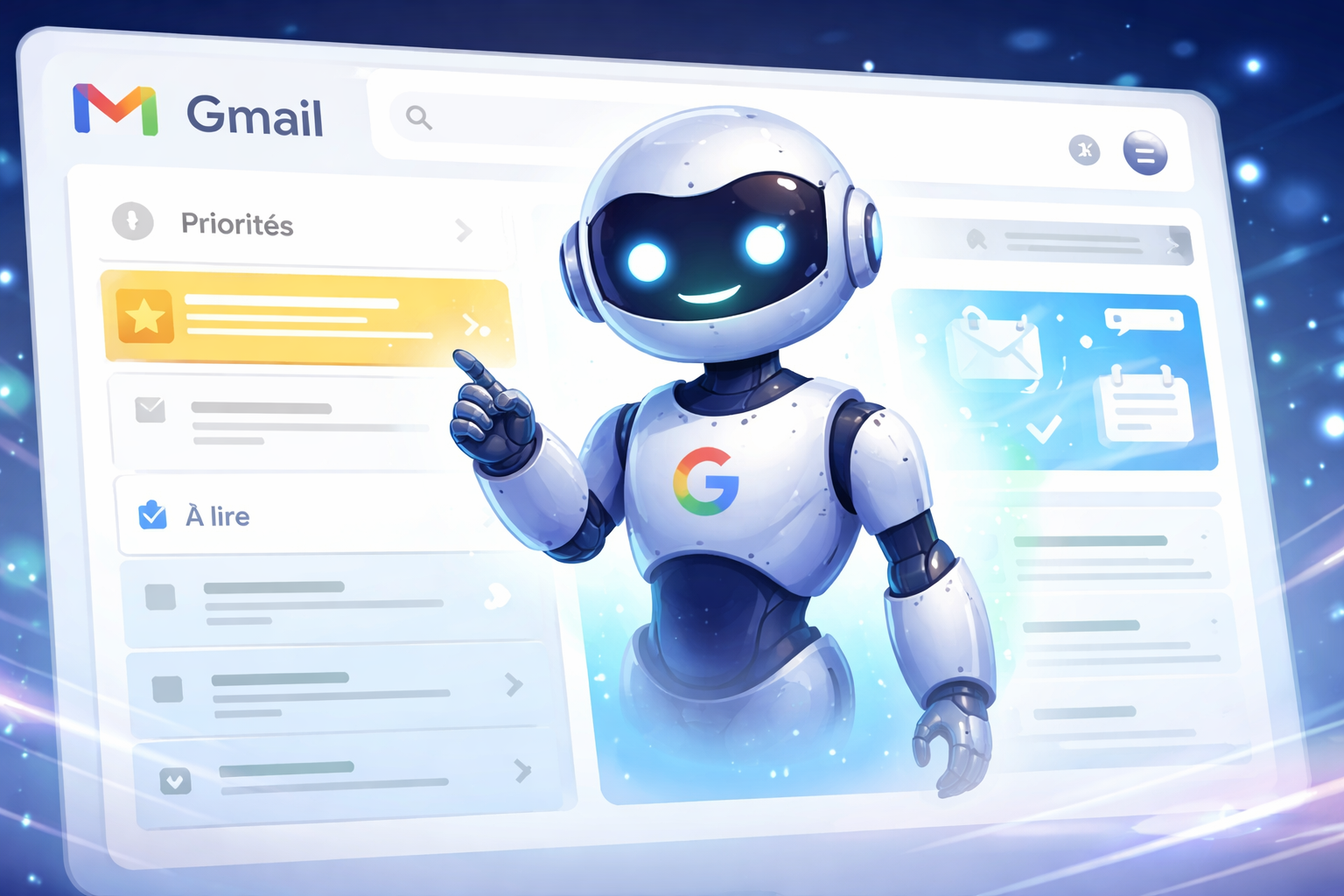 Gmail vient de changer d'époque : l'IA Gemini débarque dans votre boite ...