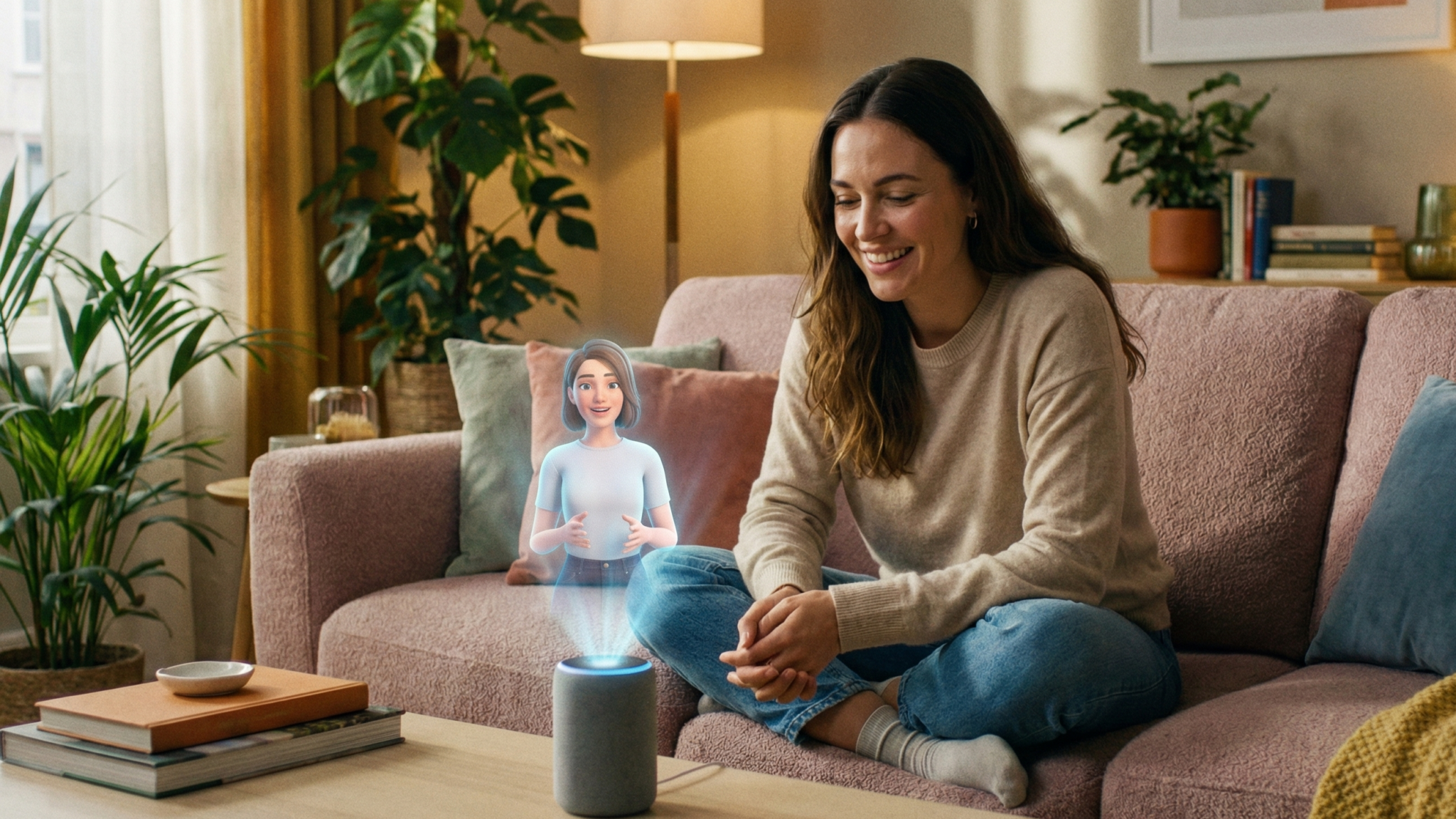 Razer Project AVA : une femme IA en hologramme pour vous tenir compagnie