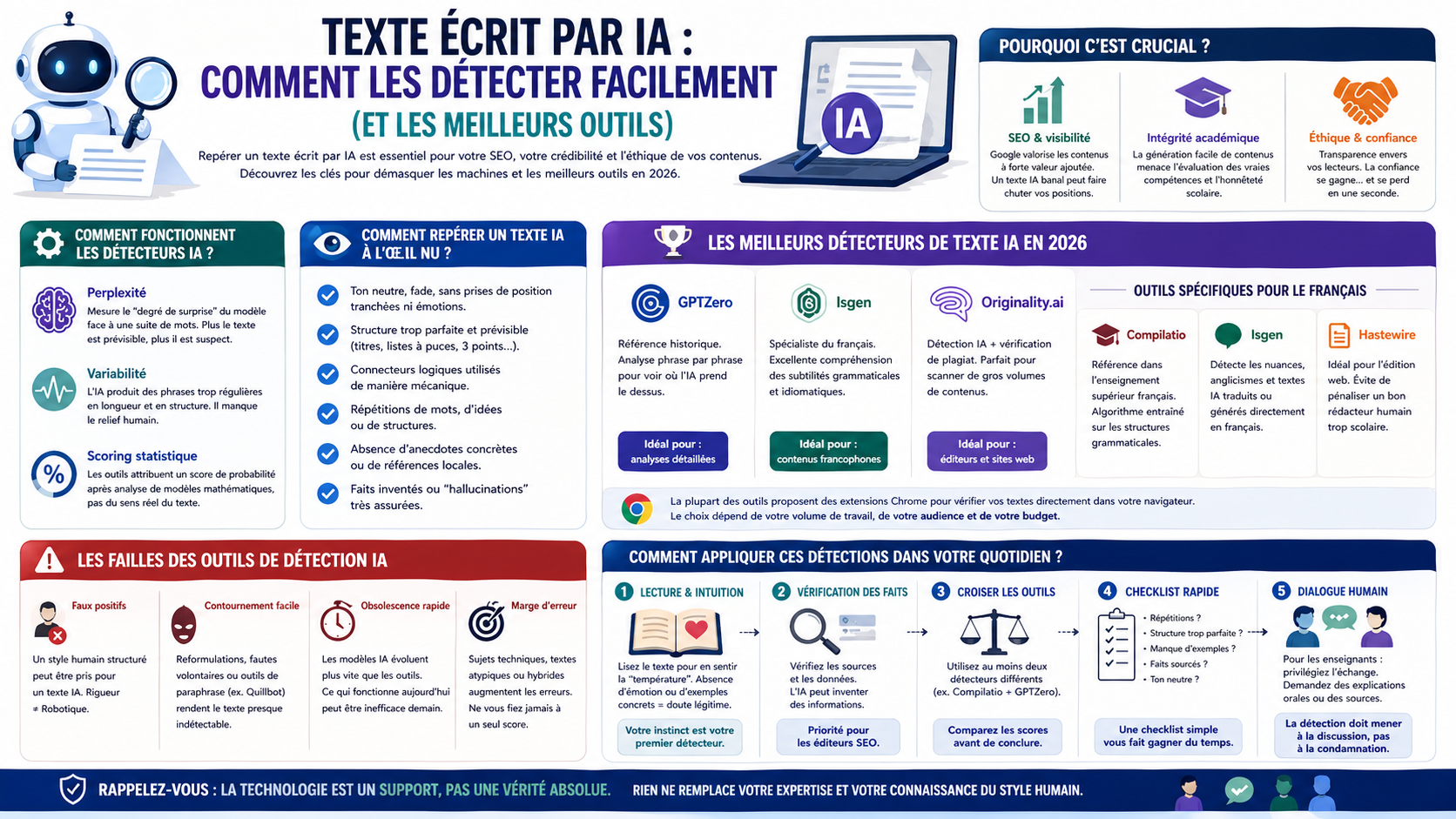 Texte écrit par IA : comment le détecter facilement
