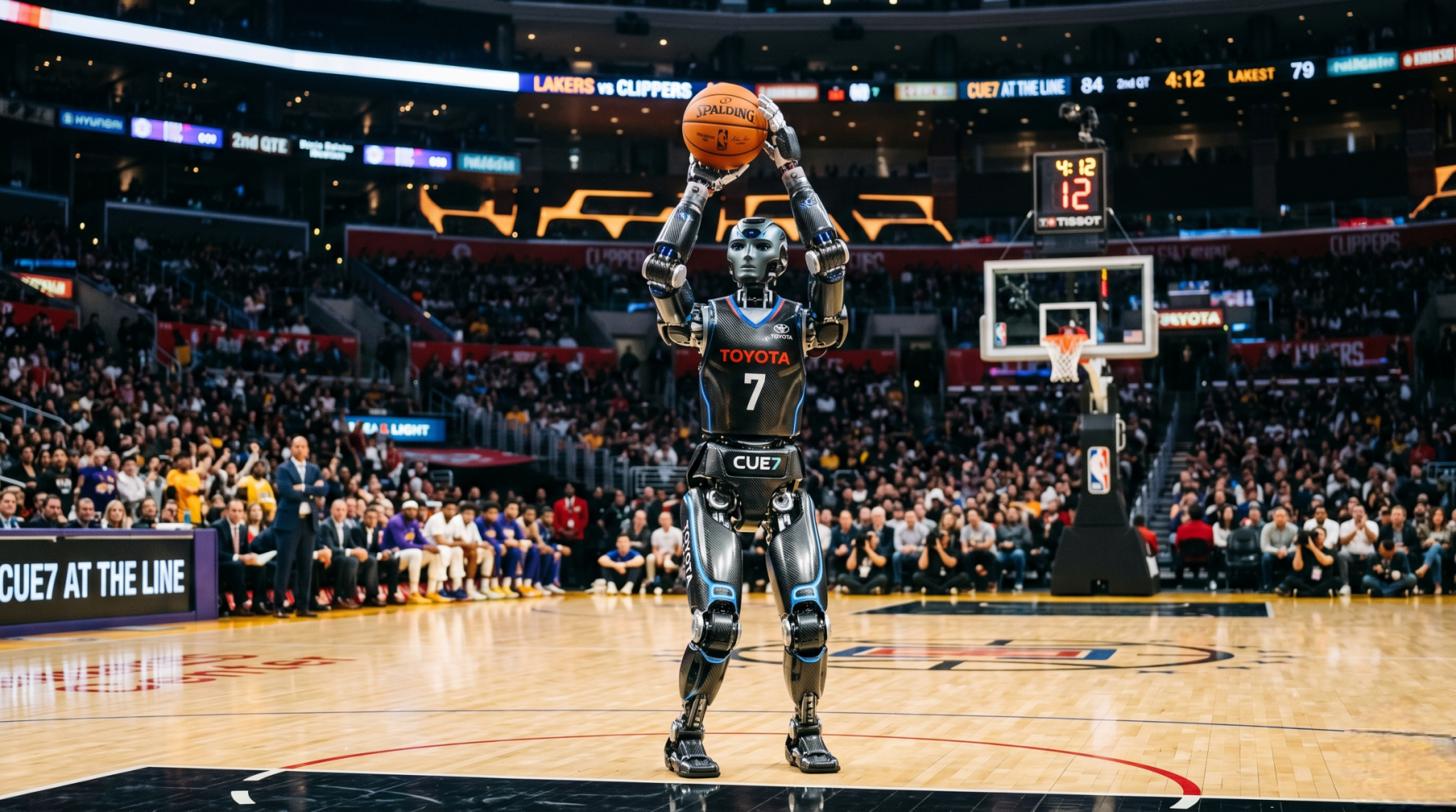 Plus précis que LeBron ? Découvrez CUE7, le robot basketteur ...